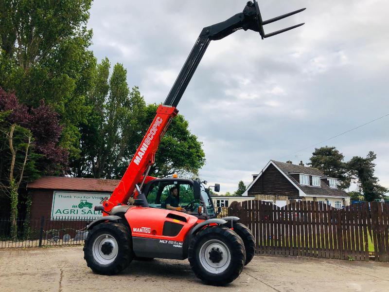 MANITOU MLT634 TURBO TELEHANDLER C/W JOYSTICK CONTROL & PICK UP HITCH ...