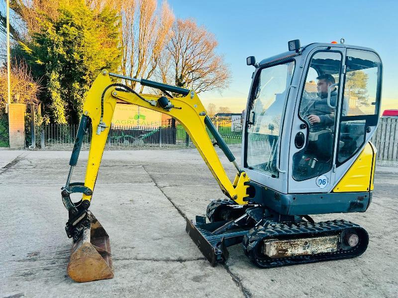 WACKER NEUSON ET16 EXCAVATOR *YEAR 2019, 2198 HOURS* C/W EXPANDING ...