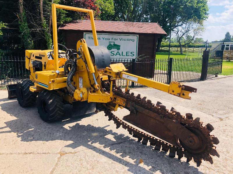 VERMEER RT450 4WD TRENCHER ONLY 346 HOURS C/W 3 WAY BLADE