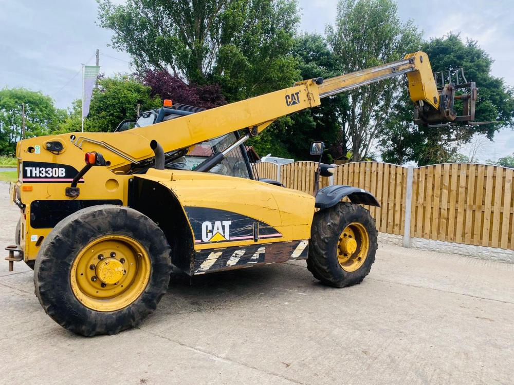 CATERPILLAR TH330B TURBO TELEHANDLER C/W HYDRAULIC QUICK HITCH