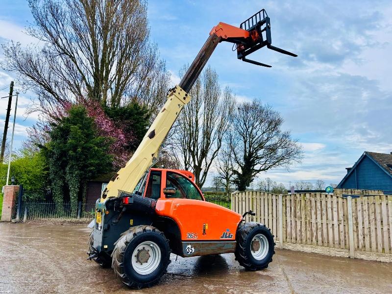 JLG 266 4WD TELEHANDLER *ROAD REGISTERED* C/W PALLET TINES *VIDEO*