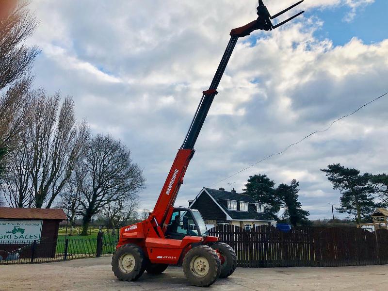 MANITOU MT928-4 TELEHANDLER C/W QUICK HITCH & PALLET TINES *YEAR 1998*