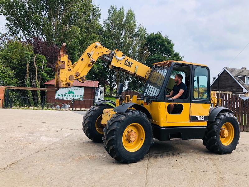 CAT TH82 TURBO TELEHANDLER C/W JOYSTICK CONTROL & PUH