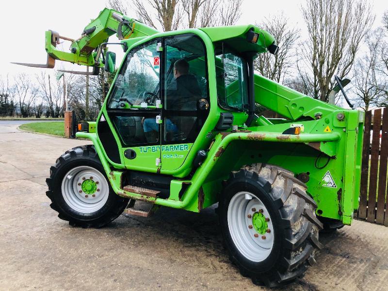 MERLO P34.7 TURBO TELEHANDLER * YEAR 2011 7 METER REACH * PLEASE SEE ...