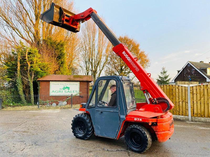 MANITOU BT420 4WD BUGGI SCOPIC TELEHANDLER C/W FULLY GLAZED CABIN