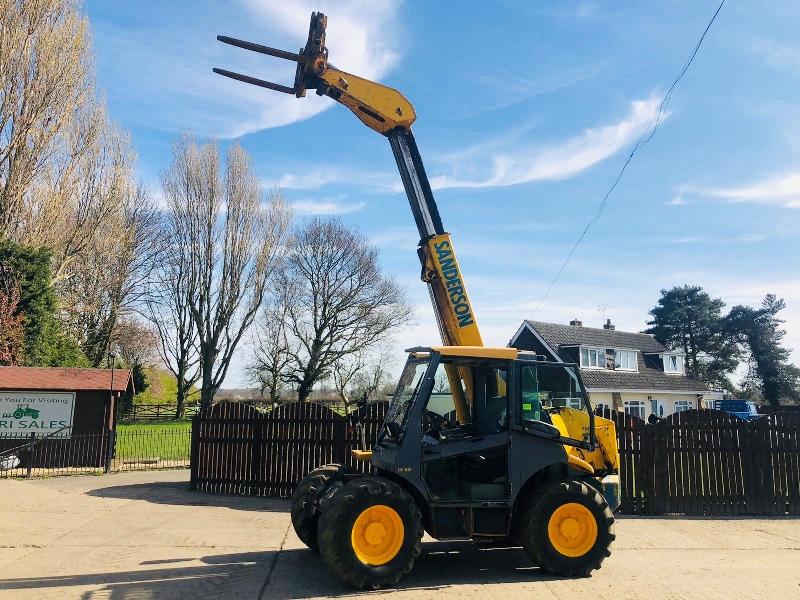 SANDERSON TL6 TELEHANDLER C/W BUCKET AND PALLET TINES