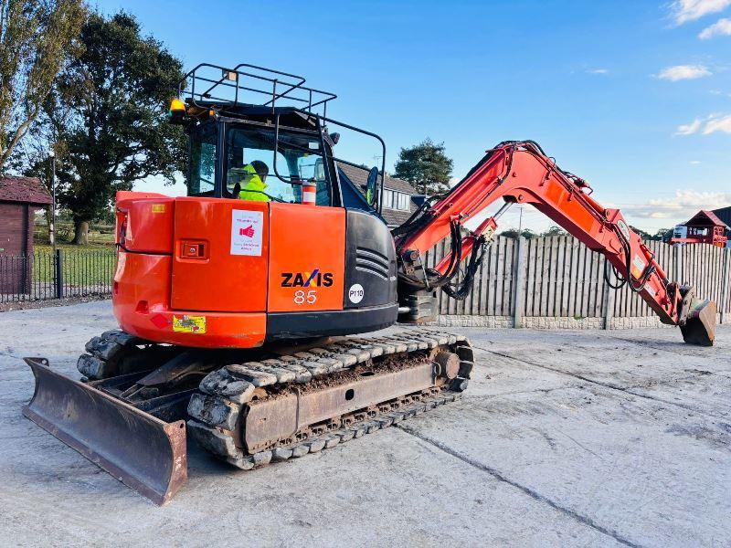 HITACHI ZAXIS ZX85 TRACKED EXCAVATOR *YEAR 2014* C/W QUICK HITCH *VIDEO*