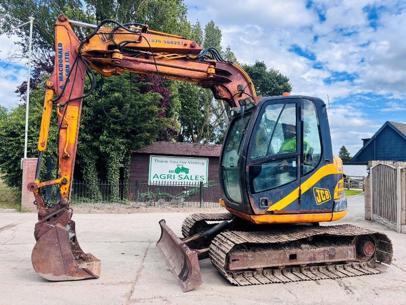 JCB JZ70 TRACKED EXCAVATOR *ZERO SWING* C/W QUICK HITCH *VIDEO*