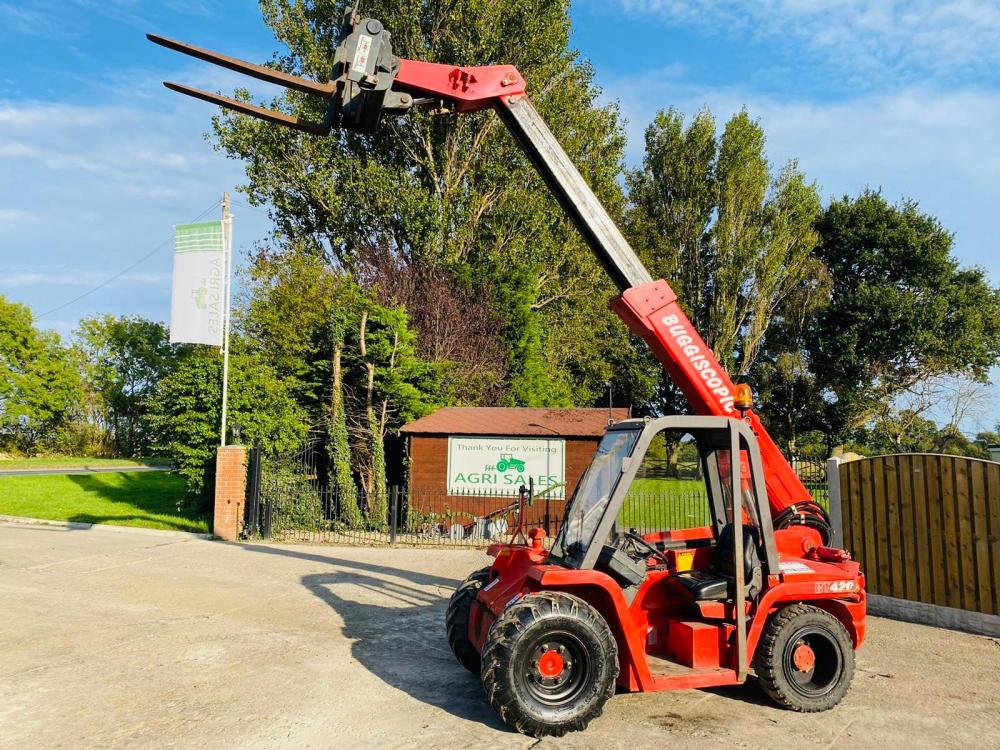 MANITOU BT420 4WD BUGGISCOPIC TELEHANDLER * ONLY 3117 HOURS * SEE VIDEO