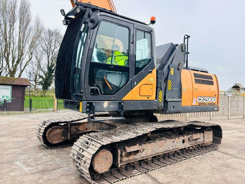 CASE CX290D HIGH RISE CABIN TRACKED EXCAVATOR *YEAR 2019* C/W SELECTOR ...