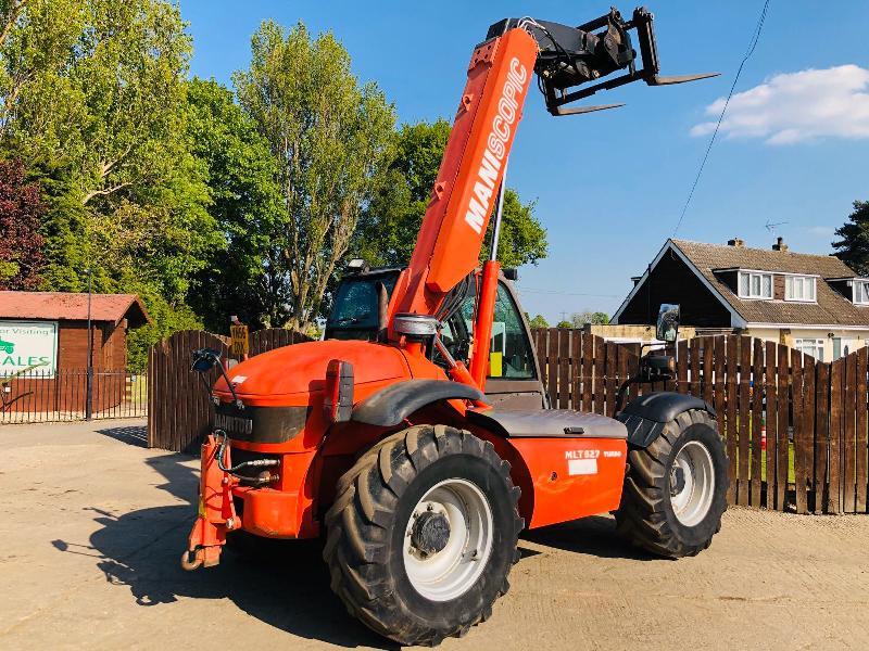 MANITOU MANI-SCOPIC MLT627 TURBO TELEHANDLER C/W PICK UP HITCH *PLEASE ...