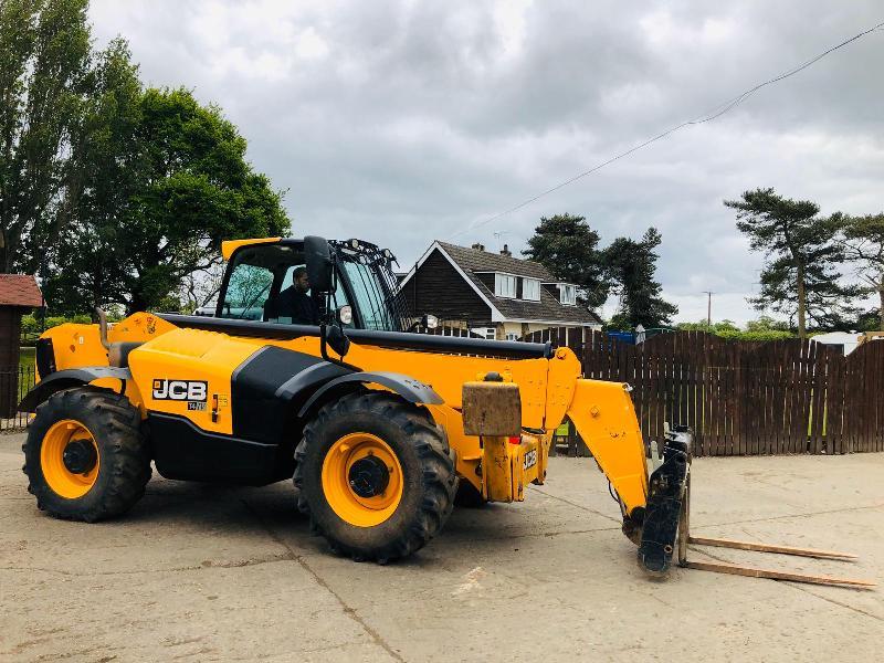 JCB 540-140 TURBO TELEHANDLER *YEAR 2017* C/W SIDE SHIFT ONE OWNER FROM ...