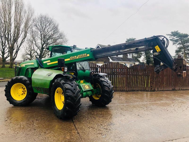 JOHN DEERE 3200 TELEHANDLER C/W PICK UP HITCH * PLEASE SEE VIDEO
