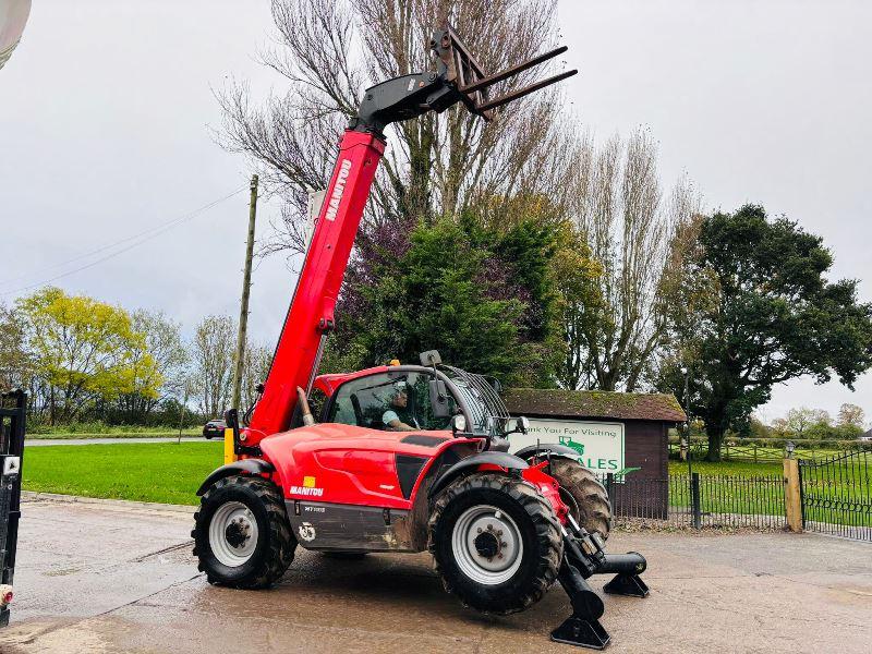 MANITOU MT1135 4WD TURBO TELEHANDLER *YEAR 2016* C/W PALLET TINES *VIDEO*