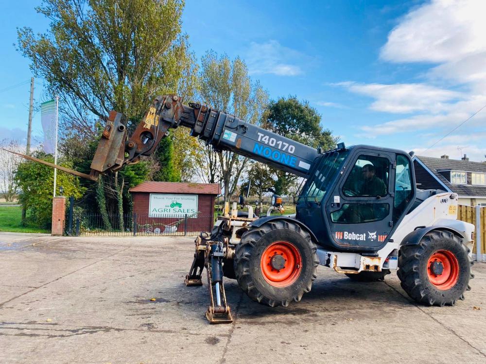 BOBCAT T40170 4WD TELEHANDLER C/W 17 METER REACH & JOYSTICK CONTROL