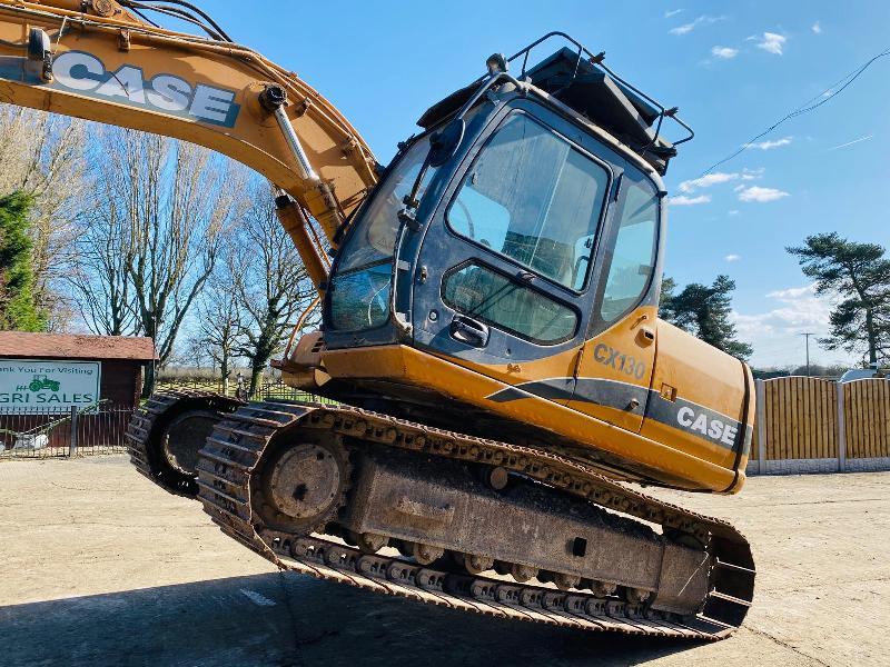 CASE CX130 TRACKED EXCAVATOR C/W GRAPPLE GRAB