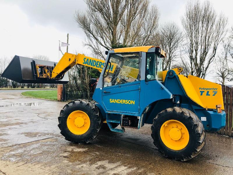 SANDERSON TL7 TURBO TELEHANDLER C/W QUICK HITCH & BUCKET