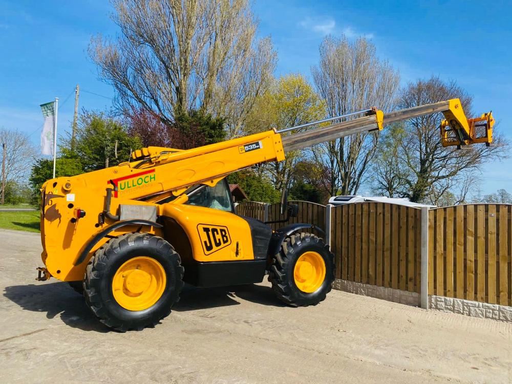JCB 535-95 TELEHANDLER * 9.5 METER REACH * C/W PALLET TINES