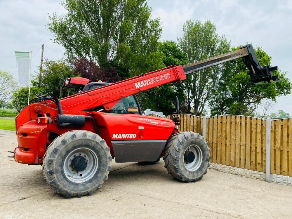 MANITOU MHT860L TURBO 4WD TELEHANDLER * 8 METER , 6 TON LIFT * C/W AC CABIN