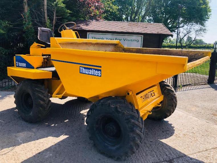THWAITES 3 TON DUMPER C/W ELECTRIC START
