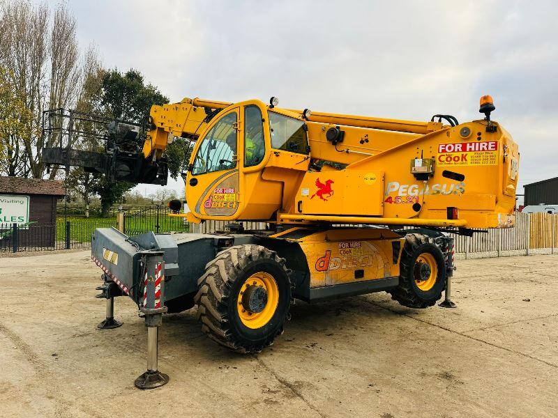 DIECI PEGASUS 45.21 ROTO TELEHANDLER *21 METER REACH* C/W MAN BASKET ...