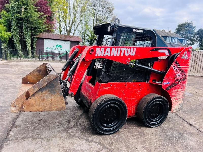 MANITOU 1650R 4WD SKIDSTEER * YEAR 2020 ,1264 HOURS * C/W BUCKET *VIDEO*