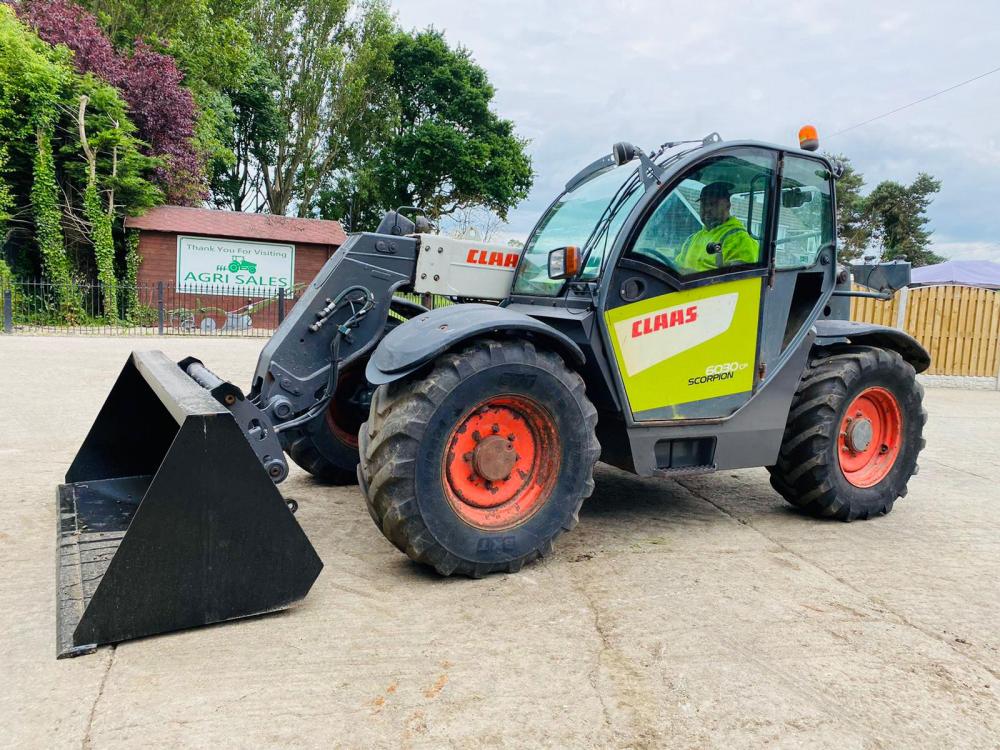 CLAAS 6030CP SCORPION 4WD TELEHANDLER *YEAR 2011 , AG-SPEC* C/W PICK UP ...