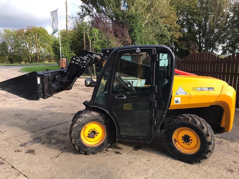 JCB 515-40 TELEHANDLER ( YEAR 2012 ) ** ONLY 2681 HOURS ** PLEASE SEE VIDEO