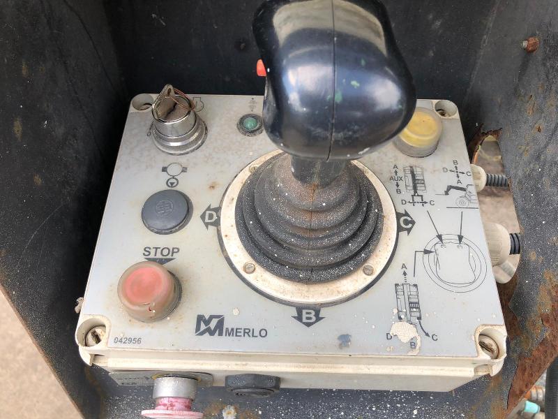 MERLO P40. 14-K TELEHANDLER C/W JOYSTICK CONTROL OPERATED MAN BASKET ...