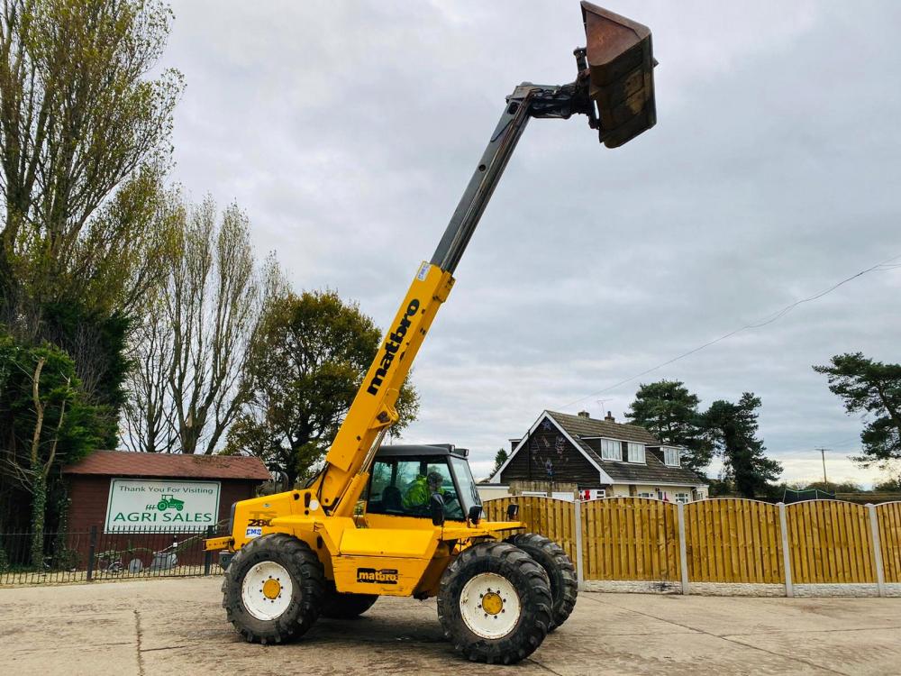 MATBRO TS280 TELEHANDLER C/W PUH , PIN & CONE HEAD STOCK , PALLET TINES ...