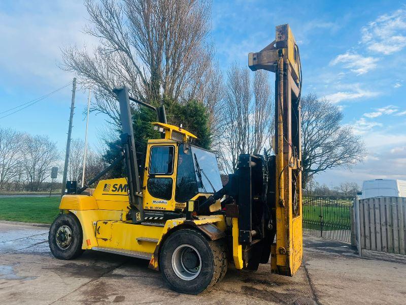 SMV SL16-1200A HIGH RISE CABIN FORKLIFT C/W ROTATING HEAD STOCK & PIPE ...