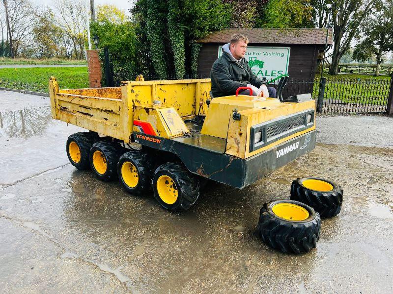 YANMAR YFW20DW 8WD UTILITY VEHICLE C/W HYDRAULIC TIP