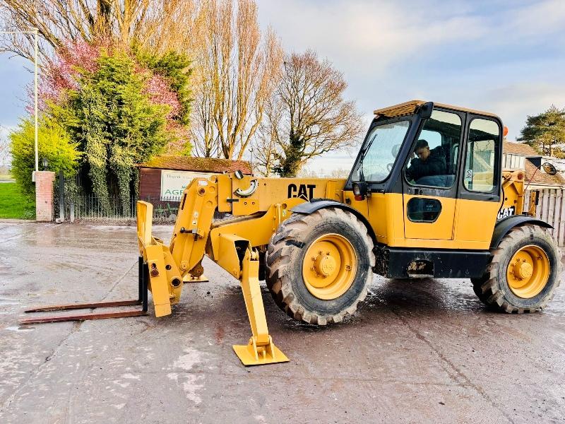 CATERPILLAR TH63 4WD TELEHANDLER C/W SWAY & PALLET TINES