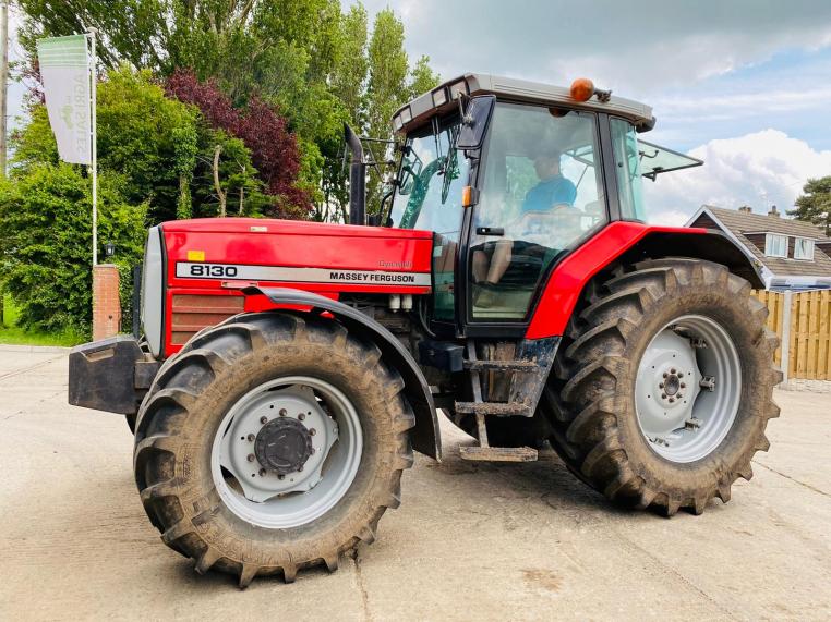 MASSEY FERGUSON 8130 DYNA SHIFT TRACTOR C/W AC CABIN & FRONT WEIGHTS