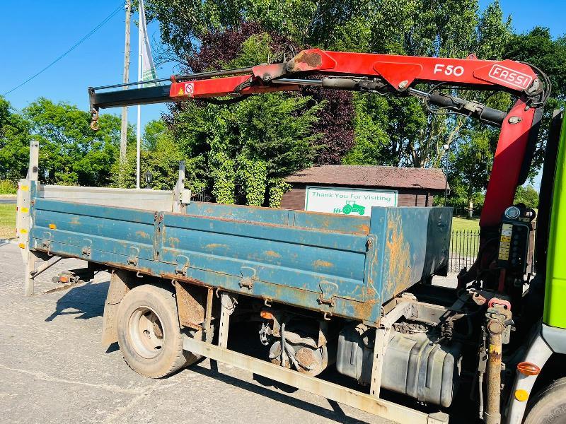 IVECO 4X2 TIPPER LORRY C/W FASSI F50 CRANE
