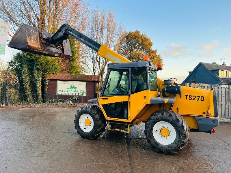 MATBRO TS270 4WD TELEHANDLER * AG-SPEC * C/W PICK UP HITCH