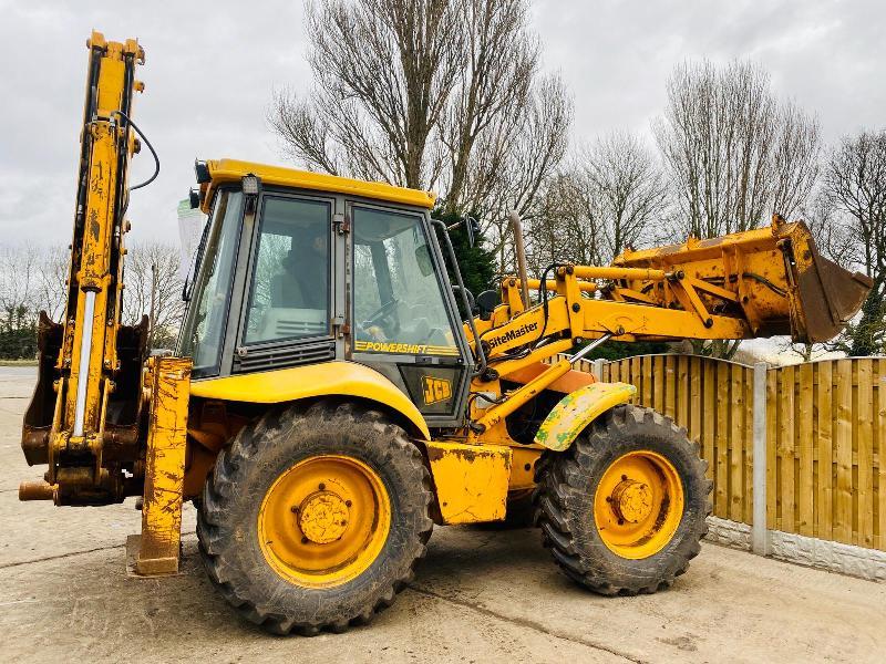 JCB 4CX 4WS TURBO SITEMASTER BACK HOE DIGGER C/W EXTENDING DIG