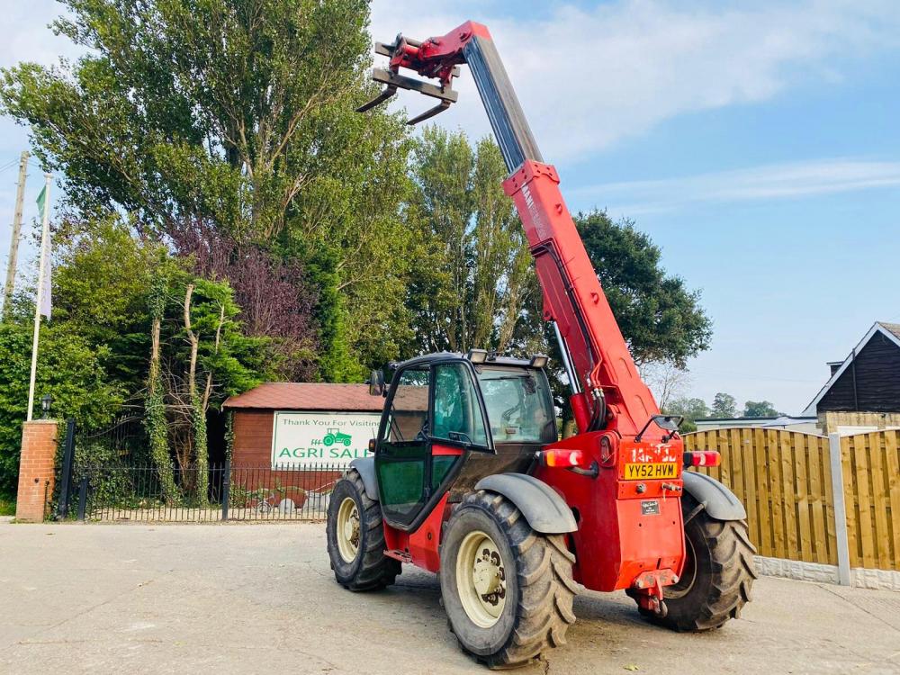 MANITOU MLT629 TURBO TELEHANDLER * ONLY 5848 HOURS * C/W PICK UP HITCH