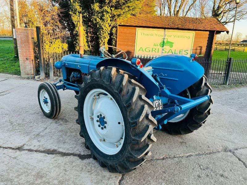 FORDSON DEXTER TRACTOR *YEAR 1960* C/W PICK UP HITCH