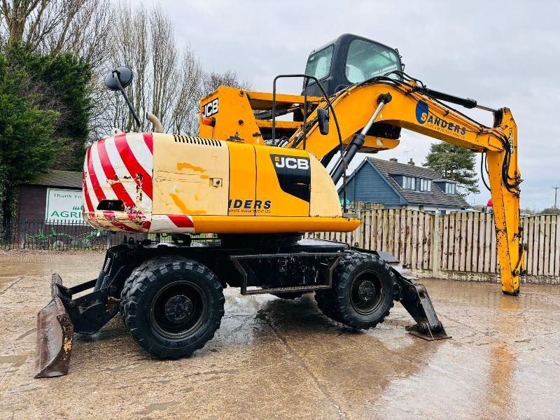 JCB JS175W HIGH RISE CABIN WHEELED EXCAVATOR *YEAR 2012* C/W FRONT ...