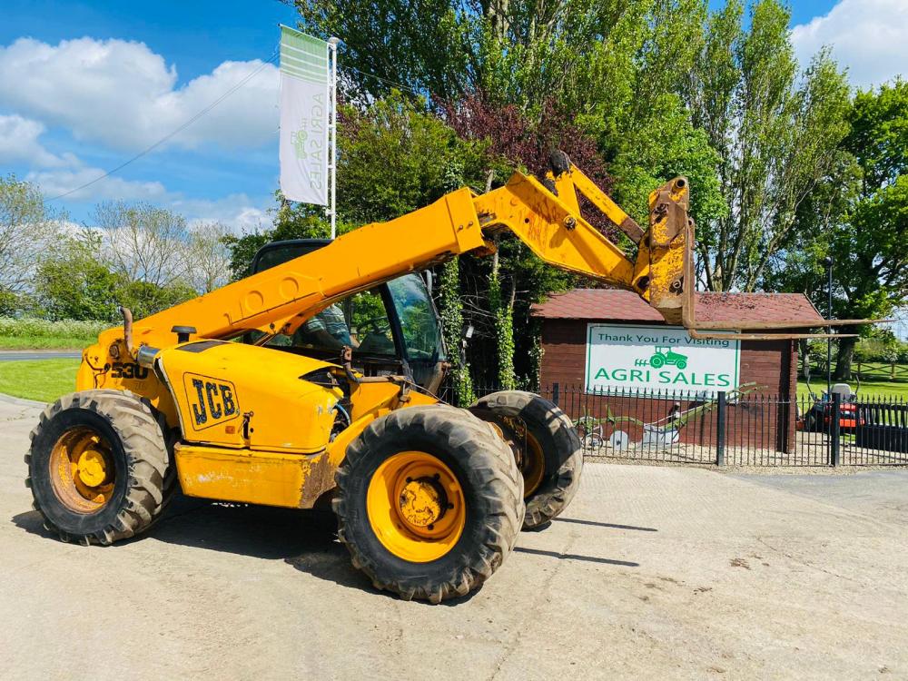 JCB 530-70 4WD TELEHANDLER * 7 METER REACH * C/W PALLET TINES