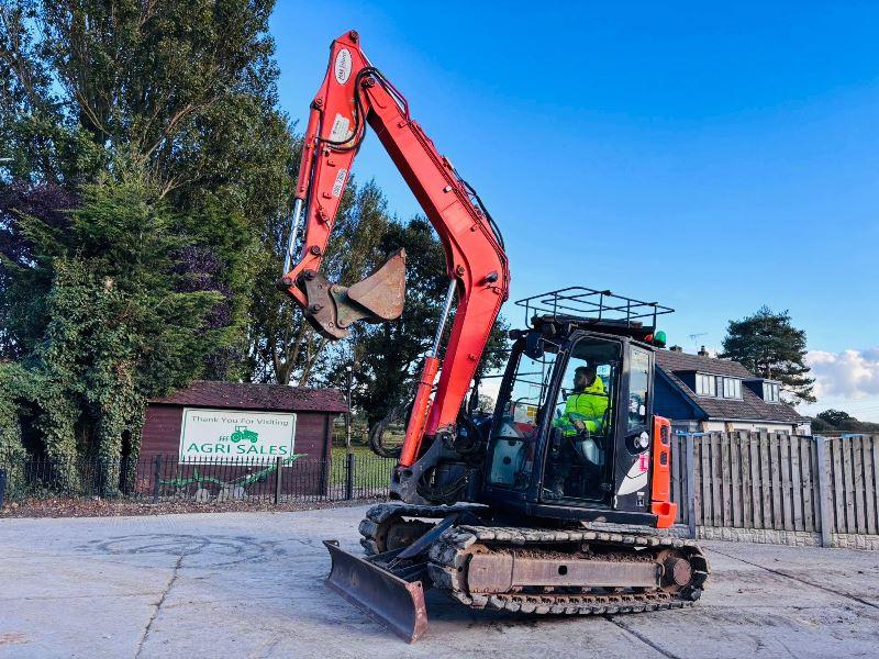 HITACHI ZAXIS ZX85 TRACKED EXCAVATOR *YEAR 2014* C/W QUICK HITCH *VIDEO*