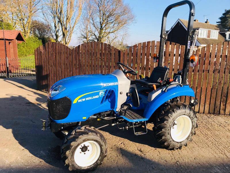UNUSED NEW HOLLAND BOOMER 25 4WD COMPACT TRACTOR