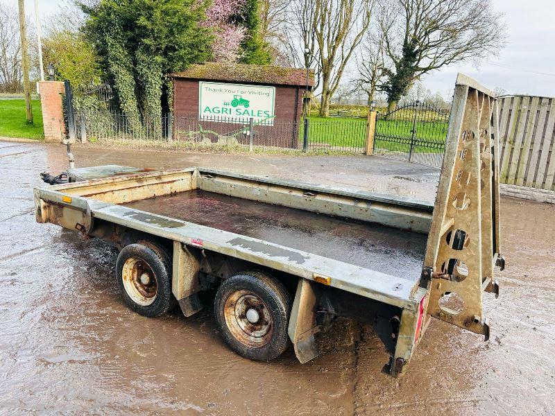 IFOR WILLIAMS *10FT X 6FT* TWIN AXLE PLANT TRAILER