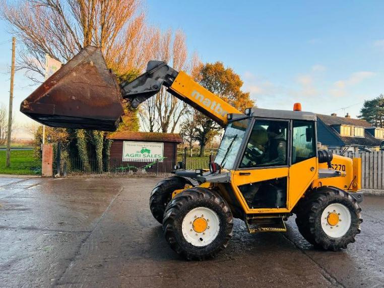MATBRO TS270 4WD TELEHANDLER * AG-SPEC * C/W PICK UP HITCH