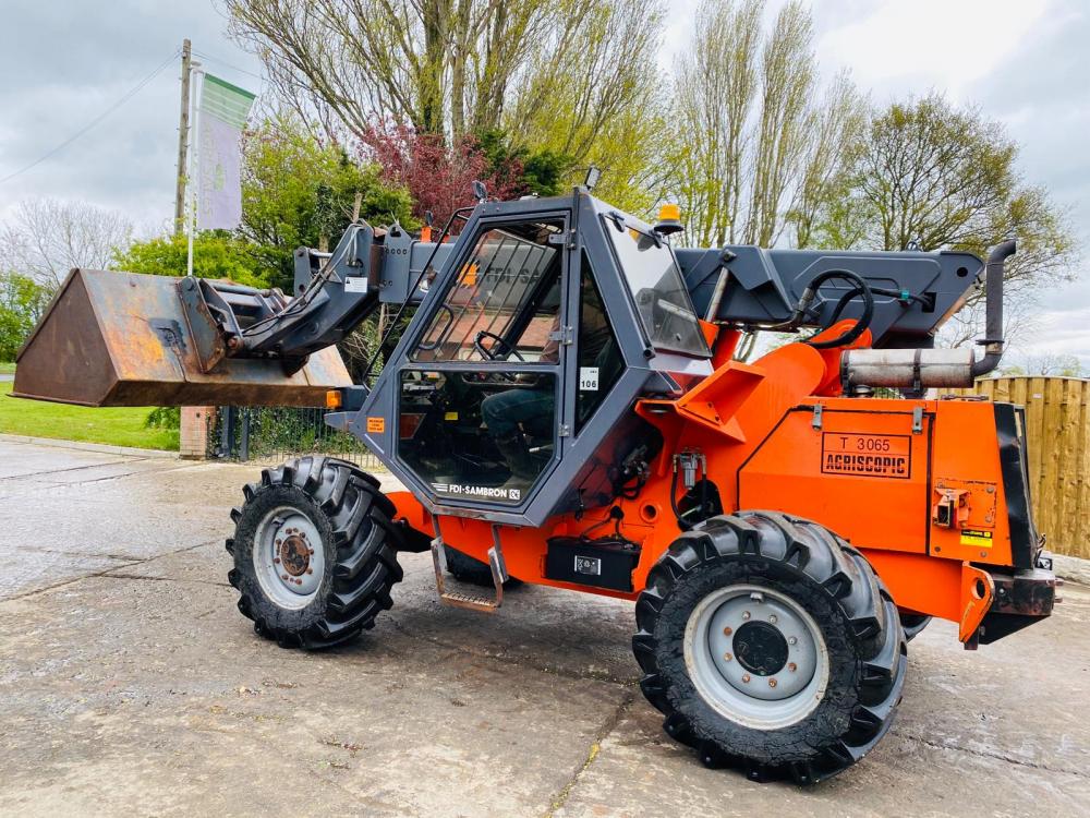 FDI SAMBRON T3065 4WD TELEHANDLER *ONLY 7507 HOURS* C/W BUCKET