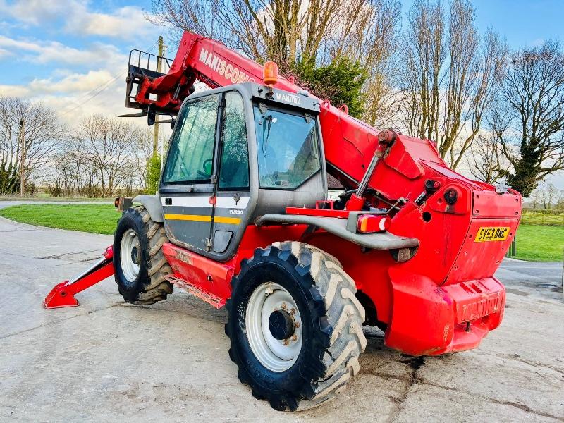 MANITOU MT1340 4WD TELEHANDLER *13 METER REACH* ENGINE SMOKES *VIDEO*