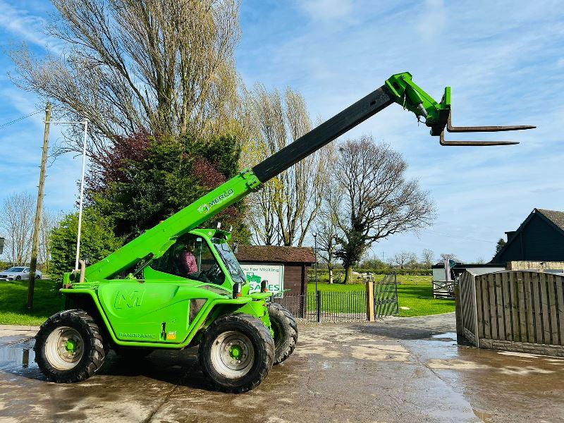 MERLO P40.7 4WD TELEHANDLER*YEAR 2012, AG SPEC* C/W PICK UP HITCH