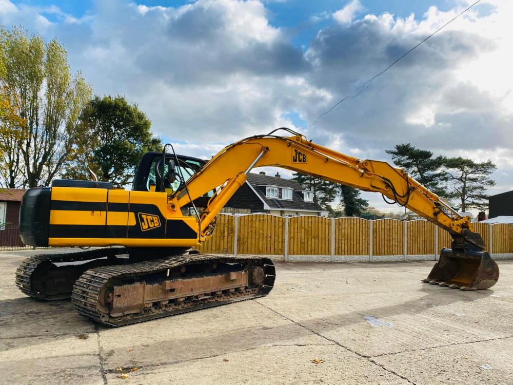 JCB JS160LC TRACKED EXCAVATOR C/W QUICK HITCH & BUCKET