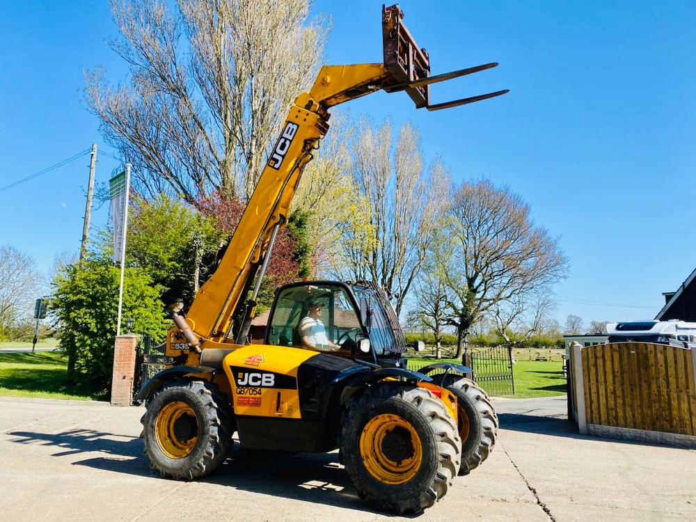 JCB 535-95 TELEHANDLER * YEAR 2013 * ONLY 7753 HOURS C/W 9.5 METER REACH